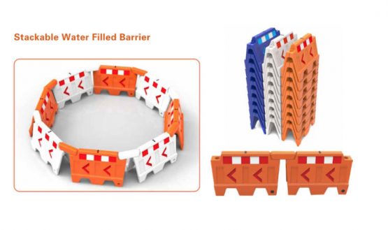 Stackable Water Filled Barrier Mulai Dipasang di Indonesia | Adiguna ...